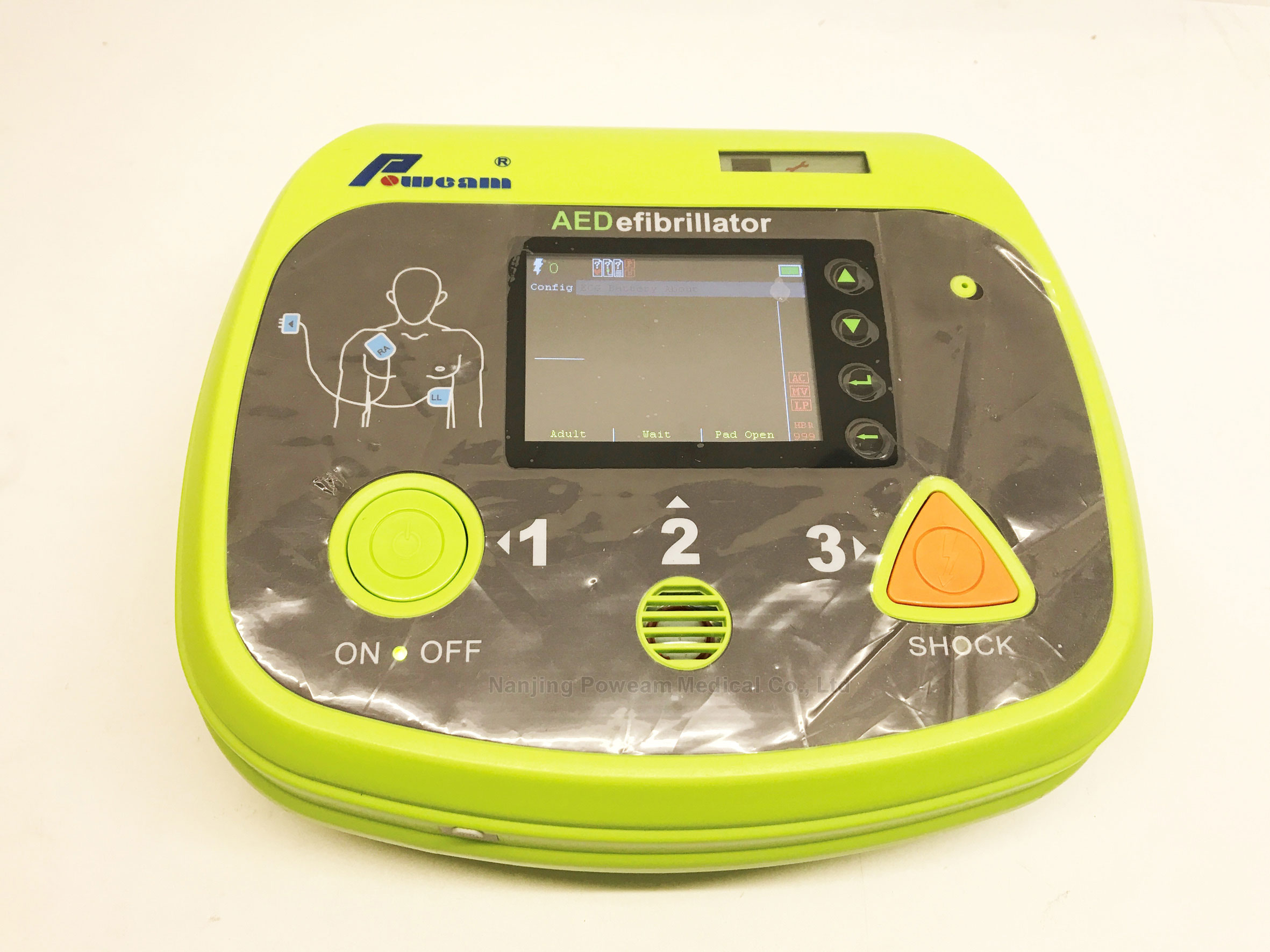 Aed Portable Defibrillator with Screen & ECG,automated External ...